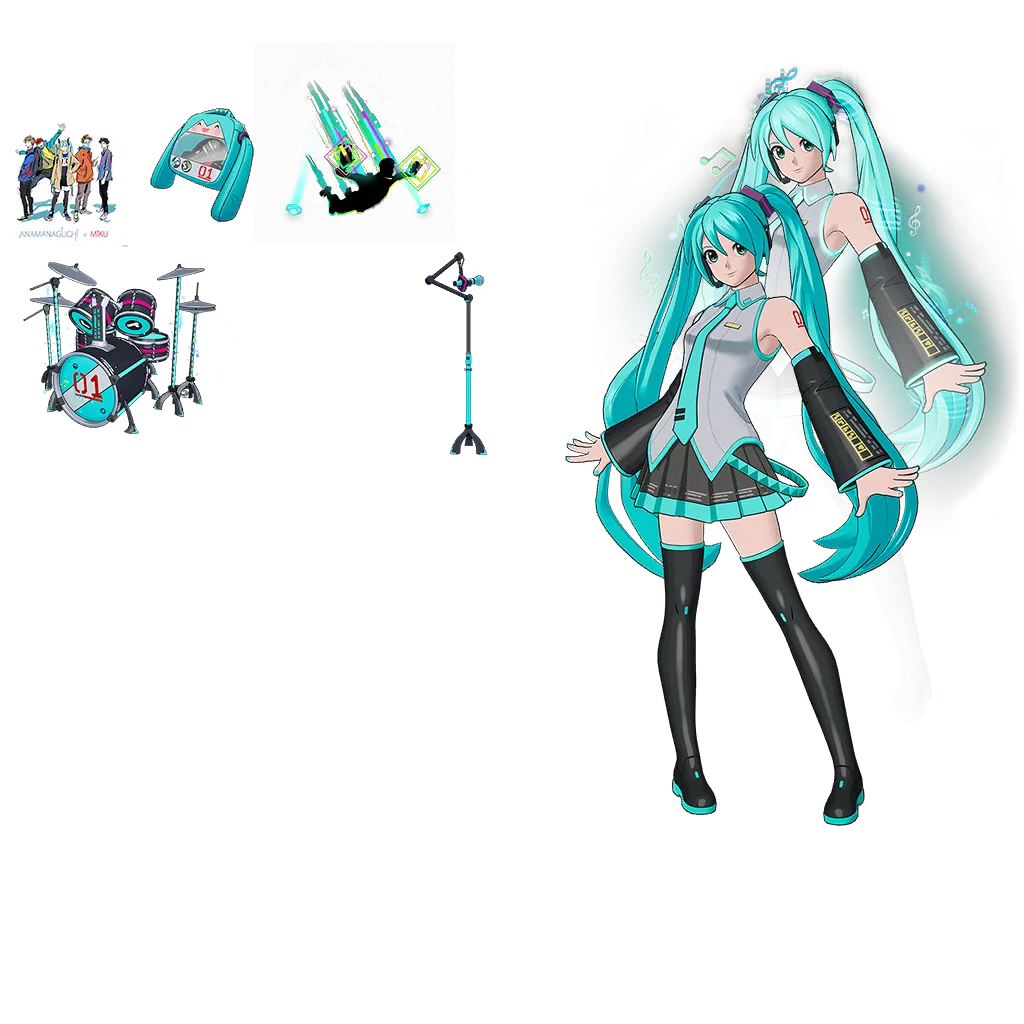 Hatsune Miku Bundle - Fortnite item shop details, price history, rarity